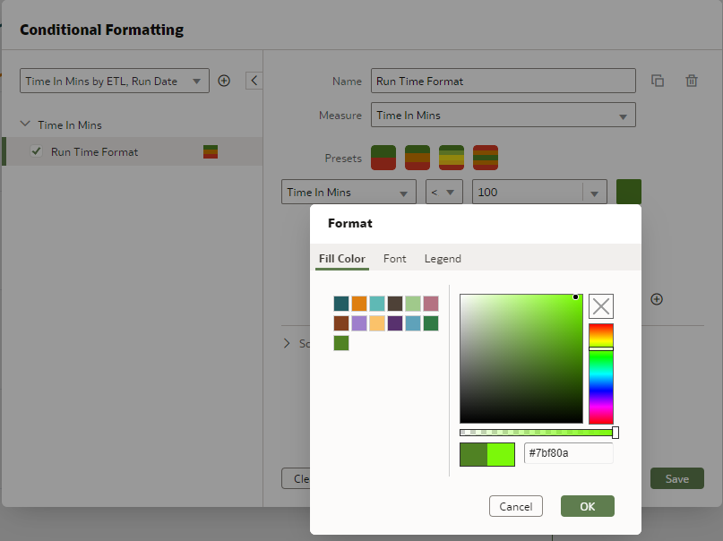 Introduction To Conditional Formatting In Oracle Analytics 61 Datavizmark